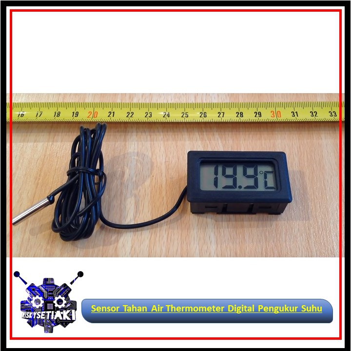 Jual Sensor Tahan Air Thermometer Digital Pengukur Suhu | Shopee Indonesia