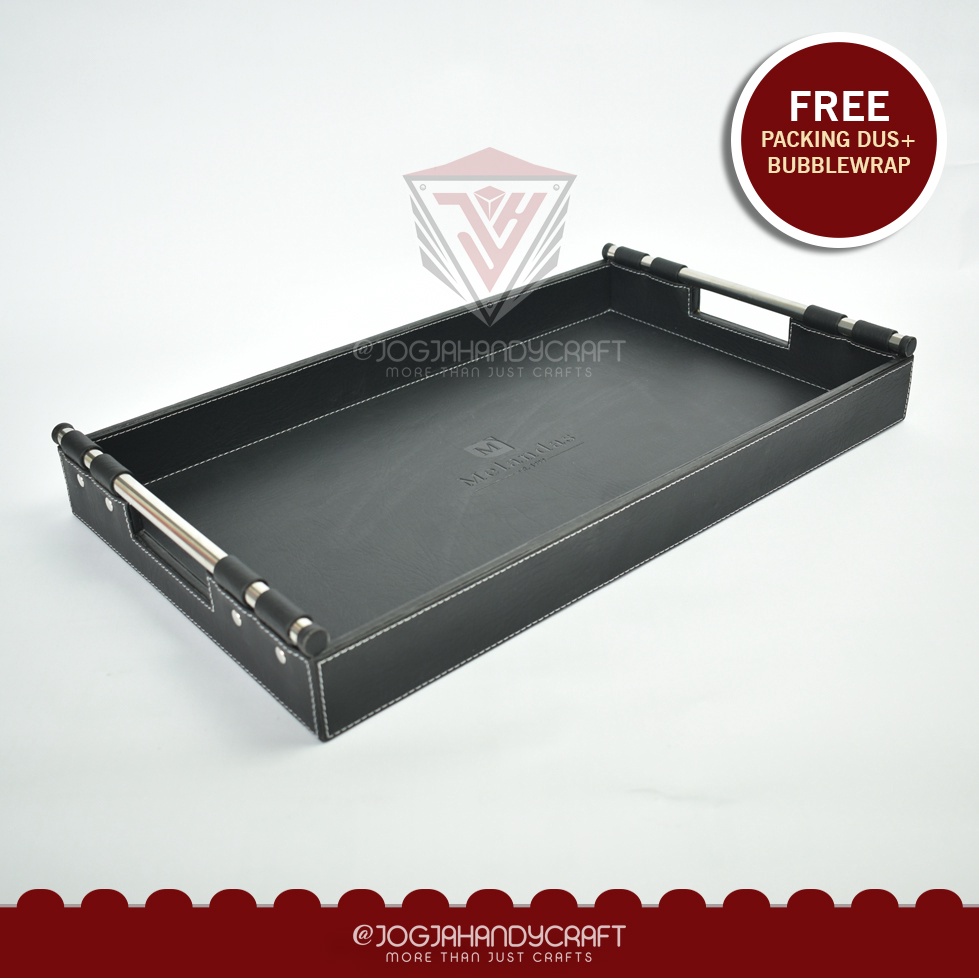 Jual 50X30x5cm - Premium Tray Handle Stainless / Baki / Nampan Kulit ...