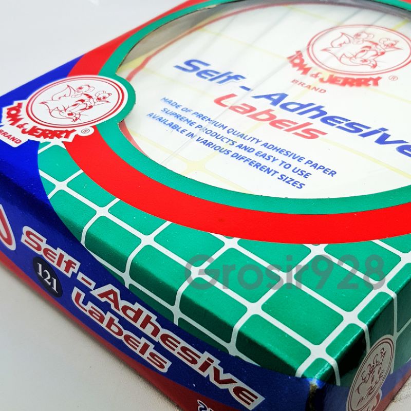 Jual Sticker Self Adhesive Labels No 99 103 112 121 T&J Tom & Jerry (10 lembar) | Shopee Indonesia