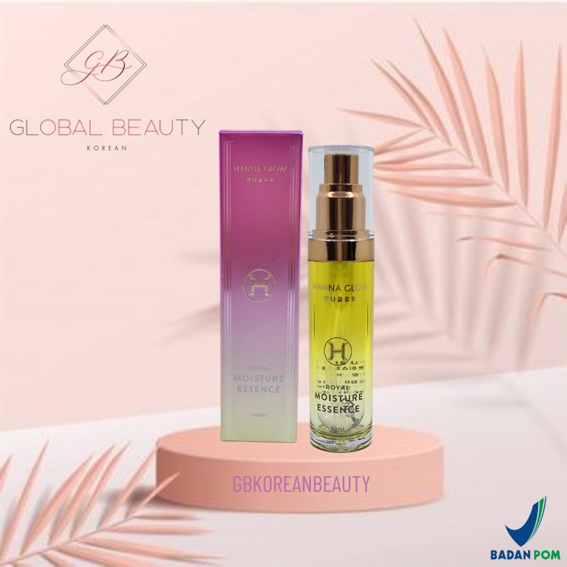 Jual HANNA GLOW ROYAL MOISTURE ESSENCE 30ML ORIGINAL KOREA BPOM FIRMING GLOWING CALMING | Shopee ...