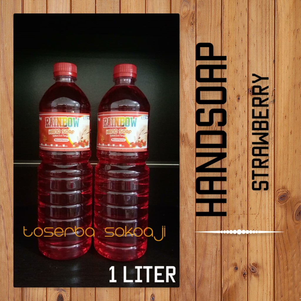 Jual Handsoap sabun cuci tangan aroma strawberry 1 liter | Shopee Indonesia