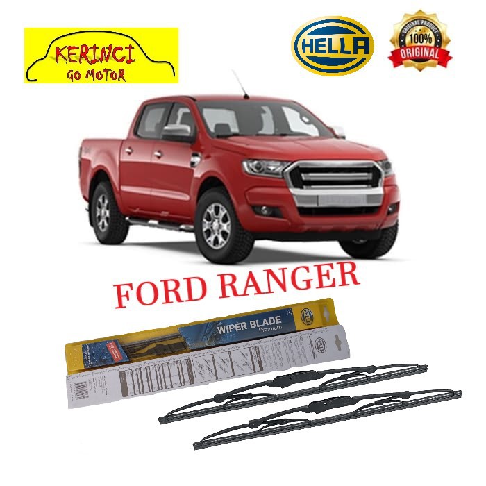 Jual WIPER FORD RANGER HELLA PREMIUM 18" & 18" - WIPER HELLA FORD SET ...
