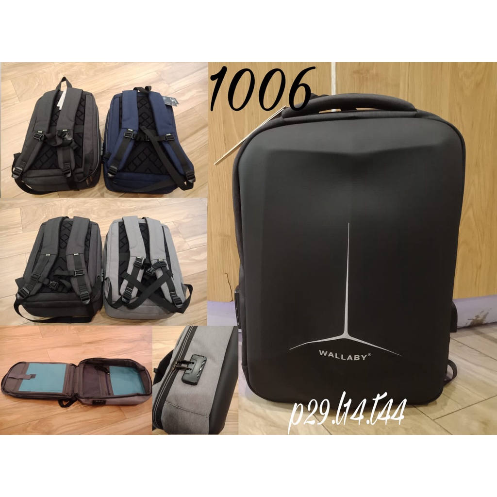 Jual TERMURAH TAS RANSEL LAPTOP / BACKPACK WALLABY IMPORT (1003-1006) # ...