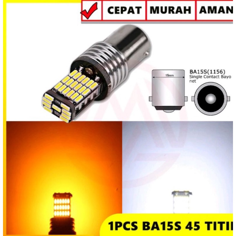 Jual lampu led sein mobil super brigt bayonet putar | Shopee Indonesia
