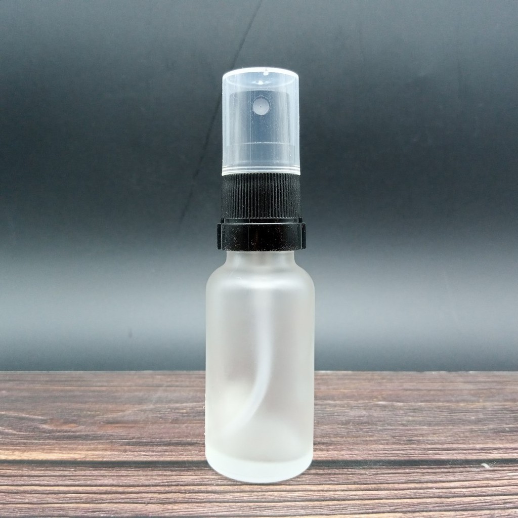Jual [MINIM 20PCS] BOTOL KACA SPRAY 20ml BENING TEBAL DOFF / DOF TUTUP ...