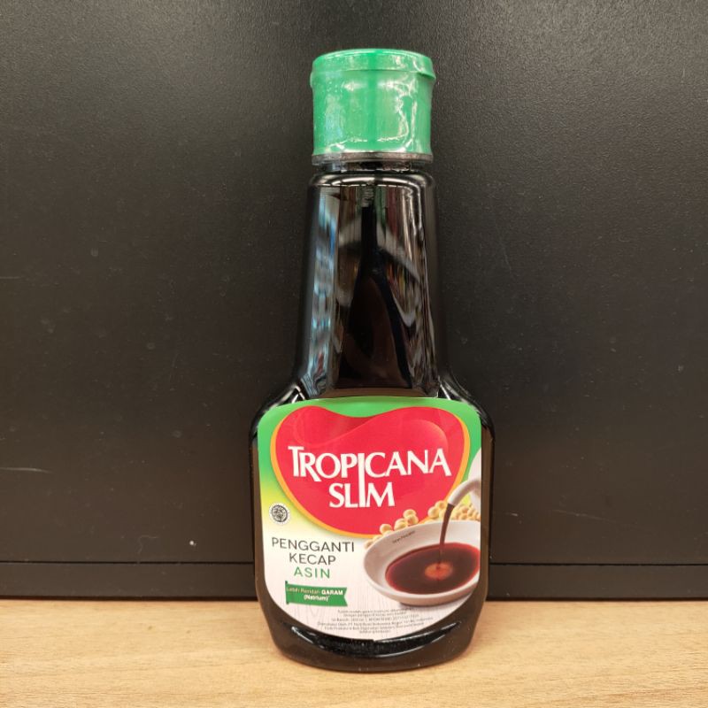 Jual TROPICANA SLIM KECAP ASIN LESS SODIUM 200ML PENGGANTI KECAP ASIN ...