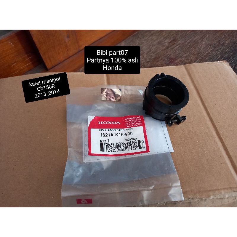 Jual 1621A-K15-900 Karet Manipol/karet intex cb150R Ori asli Honda ...