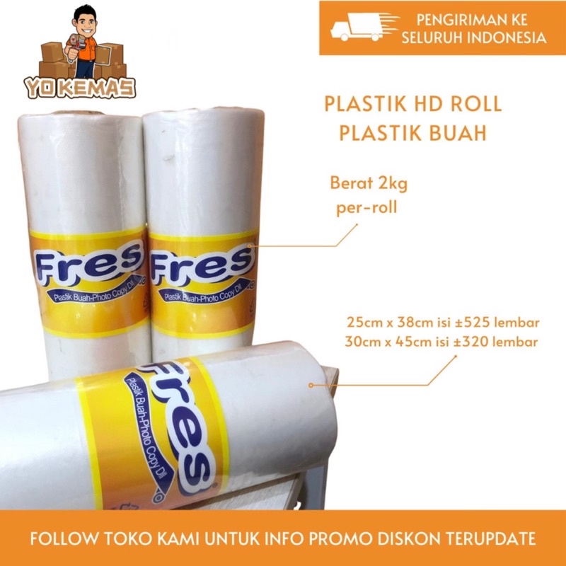 Jual Plastik HD Roll / Plastik Buah | Shopee Indonesia
