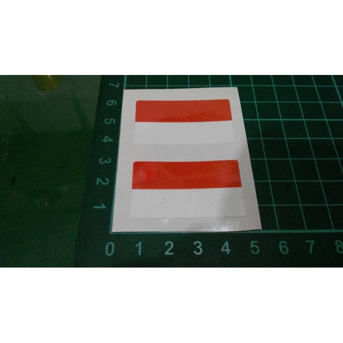 Jual Print and Cut Sticker Indoor bendera merah putih Indonesia ...
