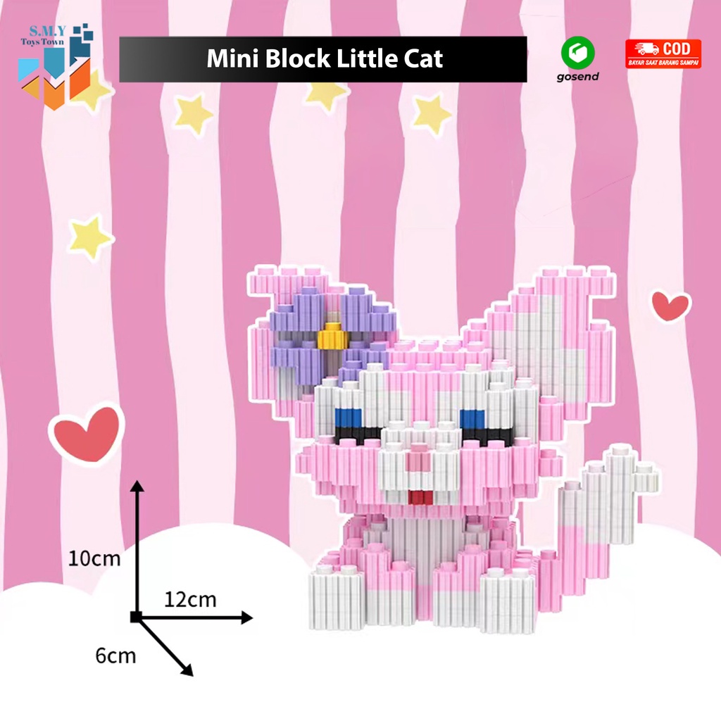 Jual Nano Block Lina Bell Mini- Bricks Education Nano Block / Mainan ...