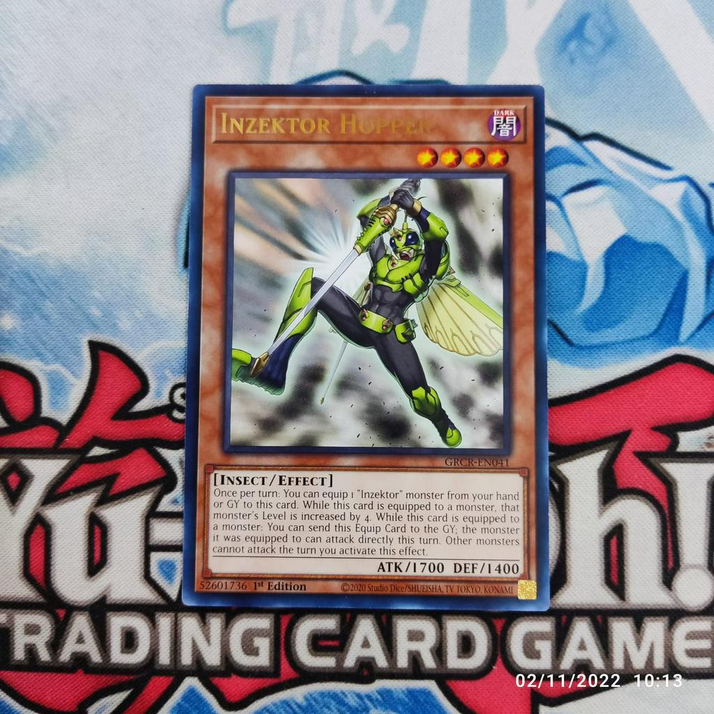 Jual yugioh inzektor hopper GRCR rare original | Shopee Indonesia