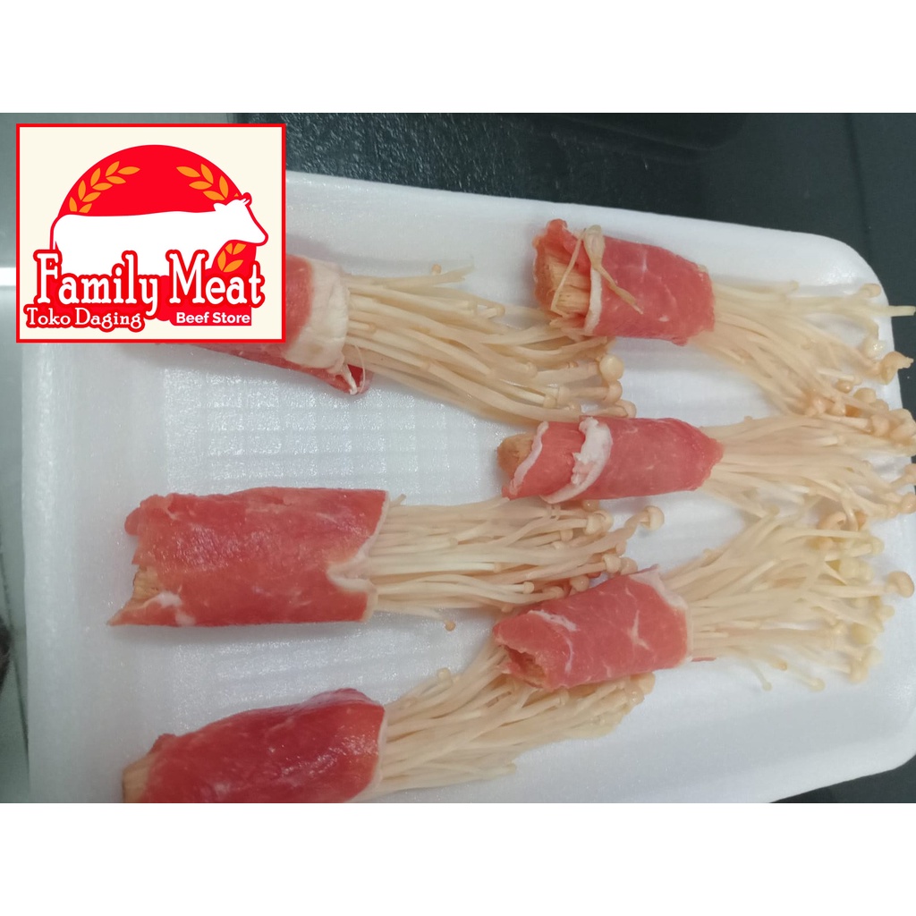 Jual Enoki Beef Roll Lowfat 6pcs | Shopee Indonesia