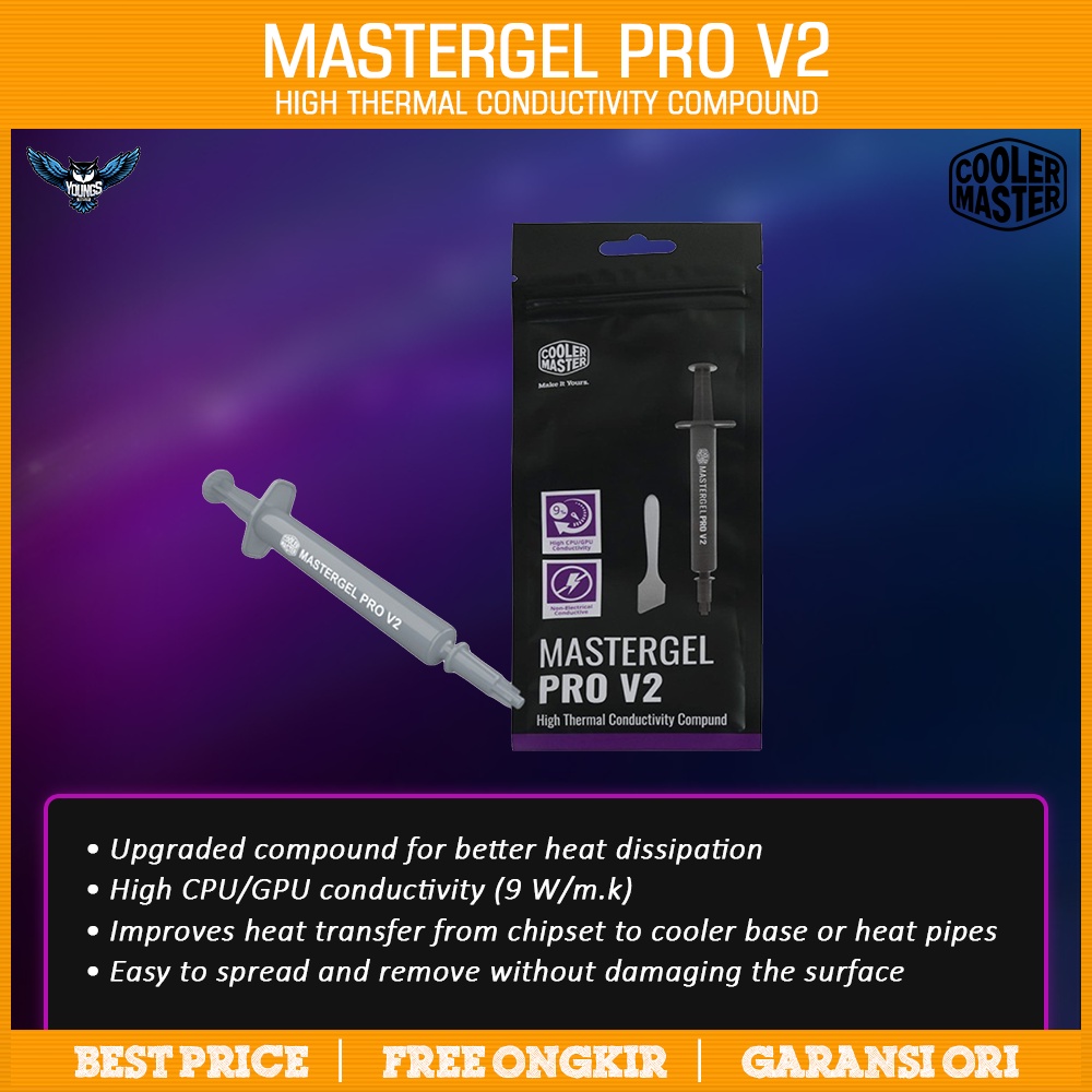 Jual Cooler Master MasterGel Pro V2 | Thermal Paste Master Gel Pro V2 ...