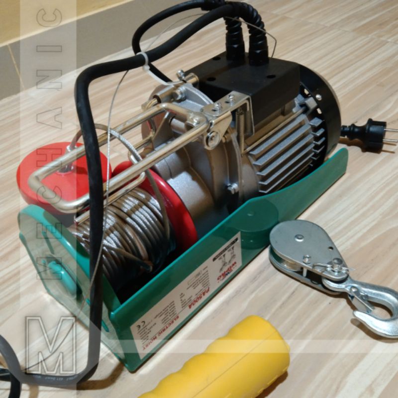 Jual Electric Hoist Mini PA500 Wipro Katrol Listrik 500kg max HEAVY ...