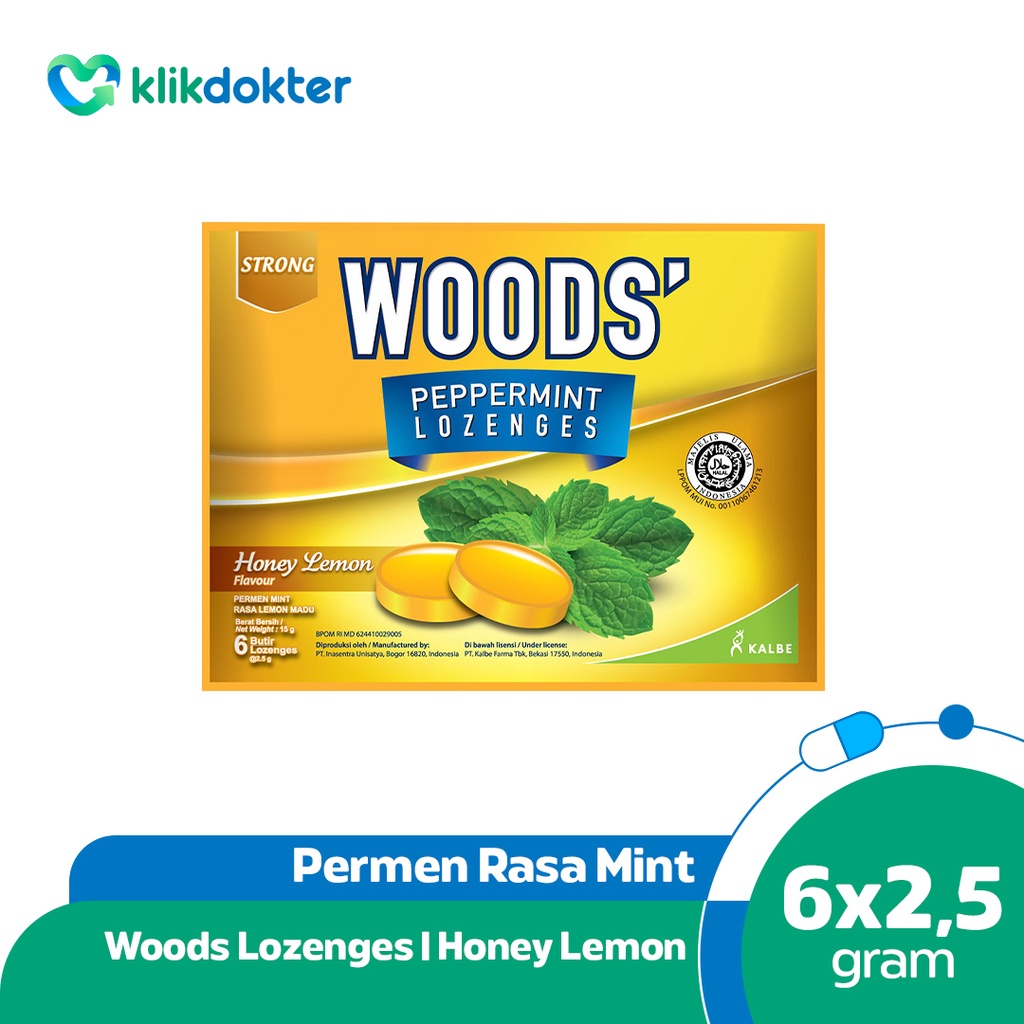 Jual Woods Lozenges Honey Lemon 15gr | Shopee Indonesia