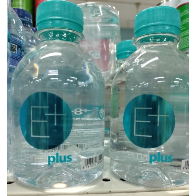 Jual Air mineral Eternal plus (E+) Alkaline ph8 water 250 ml | Shopee ...
