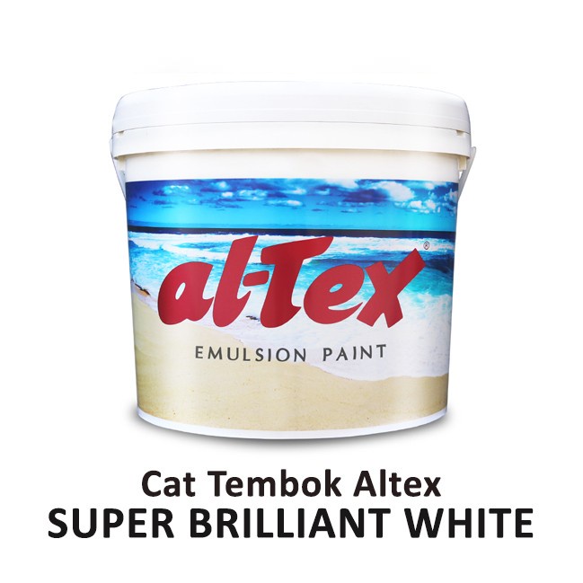 Jual Altex Cat Emulsion Paint Super Brilliant White - 20KG | Shopee ...