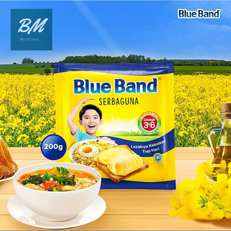 Jual Blueband Serbaguna 200 gram / Blue Band Serbaguna Saset 200 gr ...