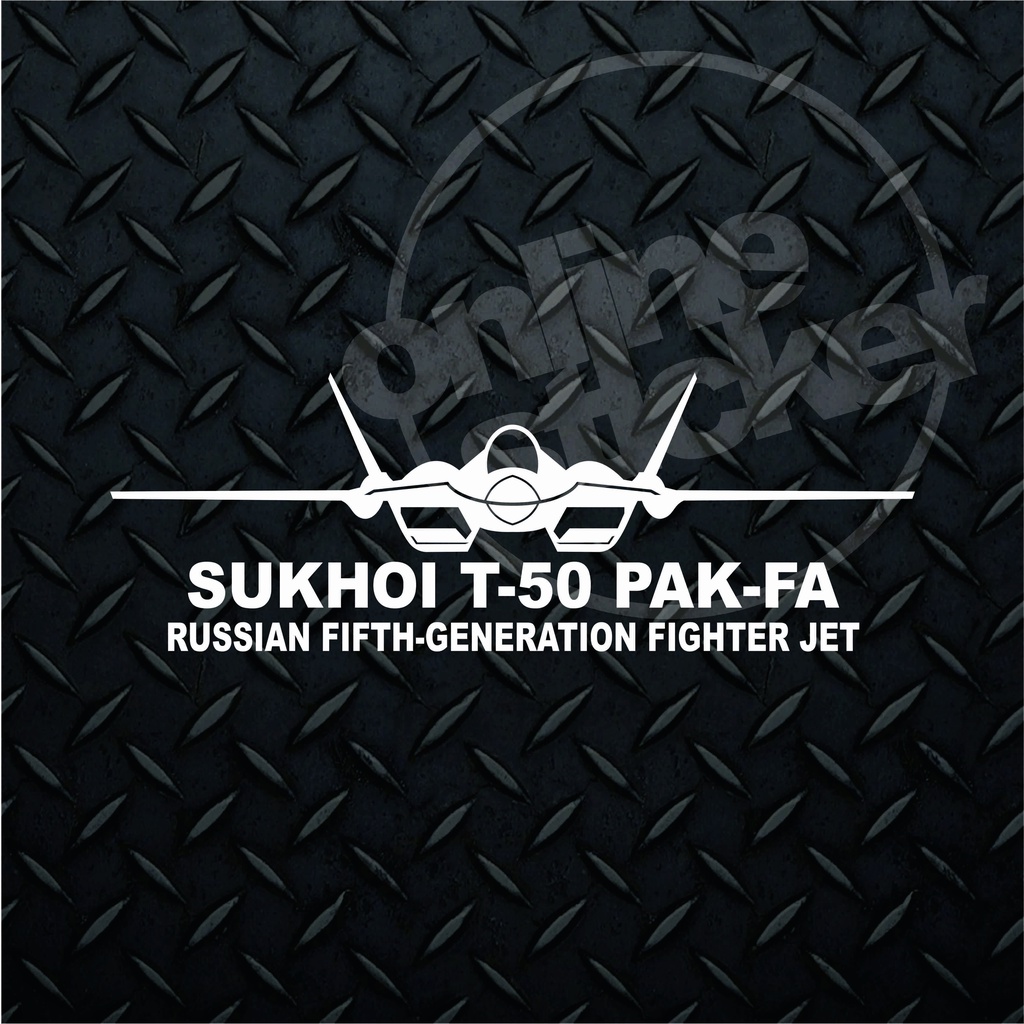 Jual Stiker Pesawat tempur sukhoi utk kaca belakang | sticker cutting ...