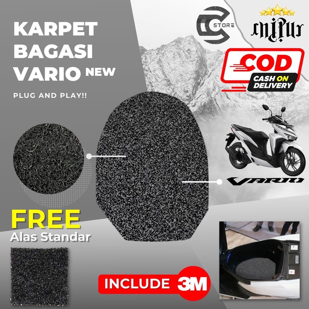 Jual Karpet Bagasi Vario LED NEW 125 150 / Karpet Mie Vario LED NEW ...