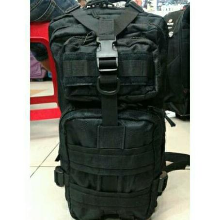 Jual Tas Ransel Army Libanon 3P Hitam / Tas Tactical Militer Polisi ...