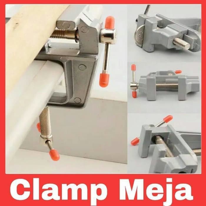 Jual ASLI clamp meja clam jepit meja cocok pekerjaan rumah kerajinan ...