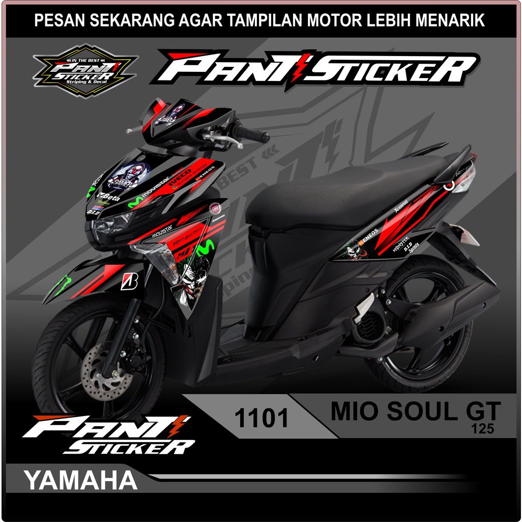 Jual Decal Yamaha Mio Soul GT FulBody Dekal Sticker Mio Soul GT Desain ...