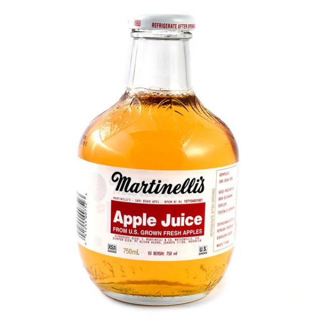 Jual MARTINELLI'S Pure Apple Juice 750 ML Gold Medal Jus Apel (Made in ...