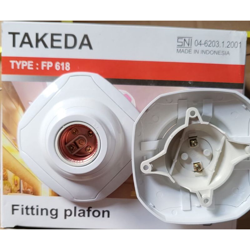 Jual Fitting duduk/fitting plafon Takeda FP-618 | Shopee Indonesia