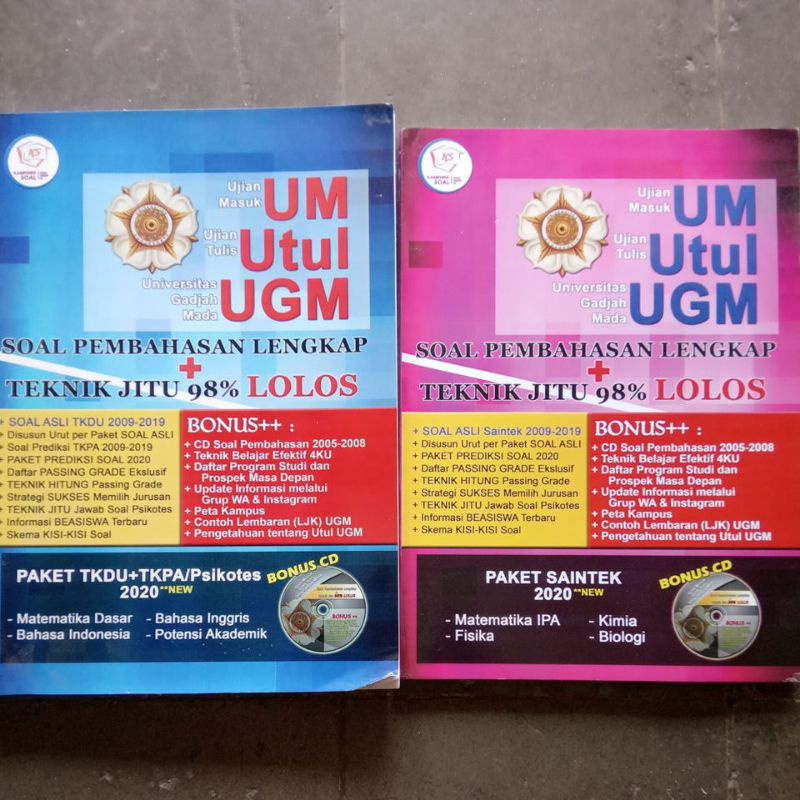 Jual Preloved KAMPUNG SOAL UM UTUL UGM SAINTEK 2020 | Shopee Indonesia