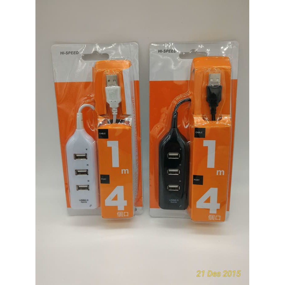 Jual USB Hub Colokan Listrik 4 Port - usb hub 4port | Shopee Indonesia
