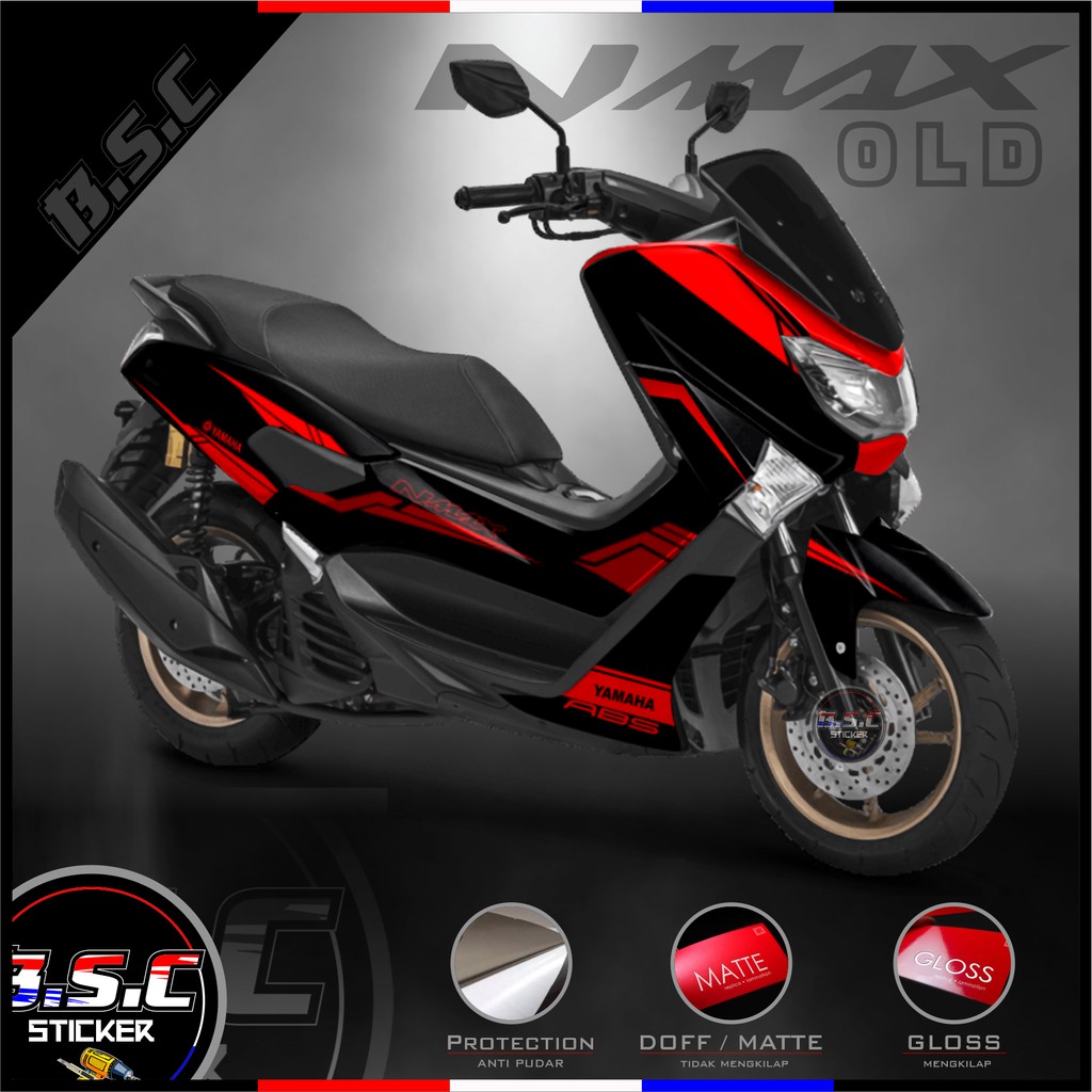Jual Sticker Decal FULL BODY NMAX Motif Splash Crash Red | Shopee Indonesia