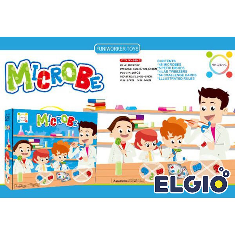 Jual Microbe Family Fun Game Board Game Mainan Edukasi | Shopee Indonesia