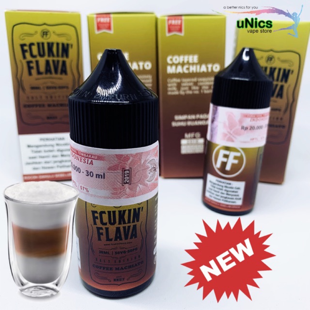 Jual Liquid Vape - Fcukin Flava SALT NIC Edition - Coffee Macchiato ...
