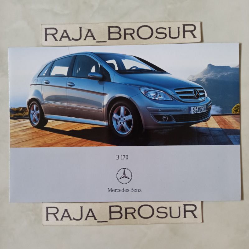 Jual Poster brosur katalog leaflet Mercedes Benz B170/Mercy B 170 2007 ...