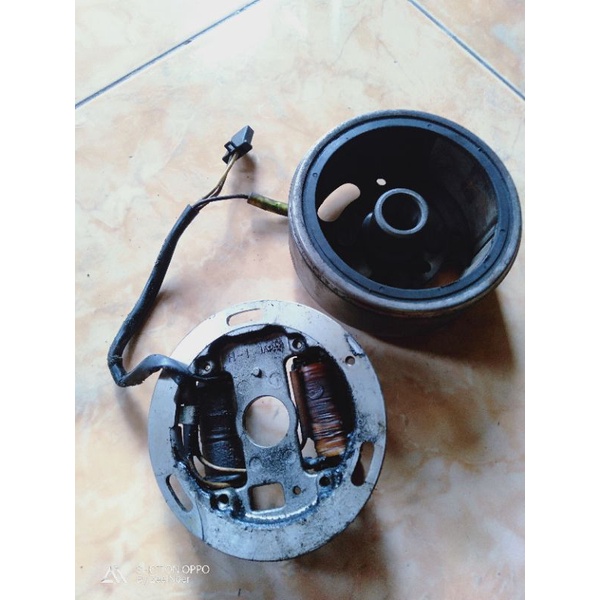 Jual mahnit magnet spul CDI pengapian Suzuki rc 100 crystal tornado ...