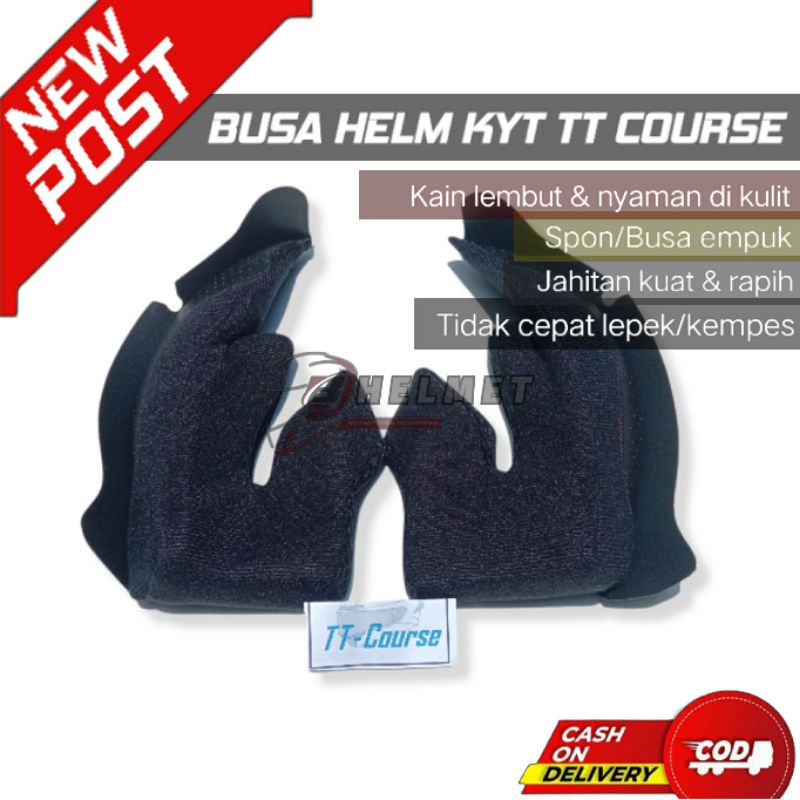 Jual Busa Pipi Helm Kyt Tt Course Ttc Size S M L XL XXL Full Face Spon Cheek Pad Samping Custom ...