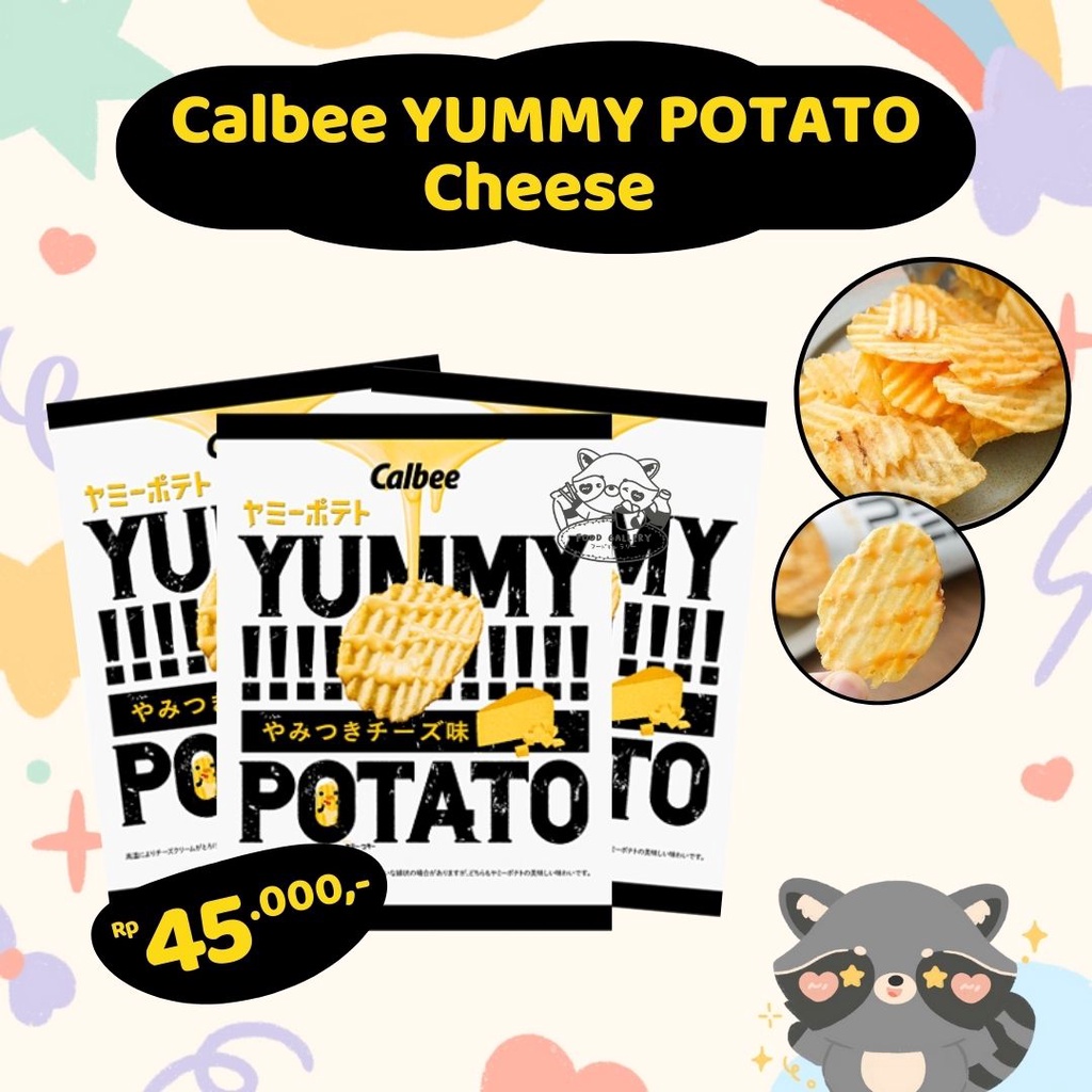 Jual Calbee YUMMY Cheese Potato Chips LIMITED EDITION JAPAN | Shopee ...