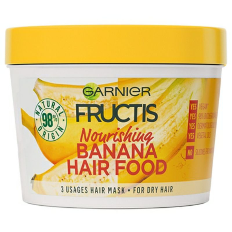 Jual garnier nourishing fructis banana hair food 390 ml | Shopee Indonesia