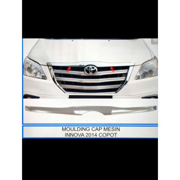 Jual HOOD MOULDING HOODMOULDING INNOVA 2012 2013 2014 2015 MODEL GANTI ...