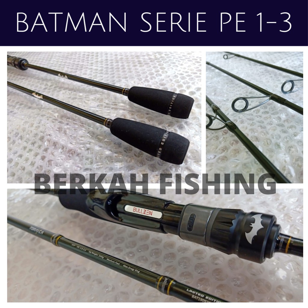 Jual ROD BATMAN SERIES PE 1 - 3 Spinning BULLZEN ORIGINAL BERHOLOGRAM ...