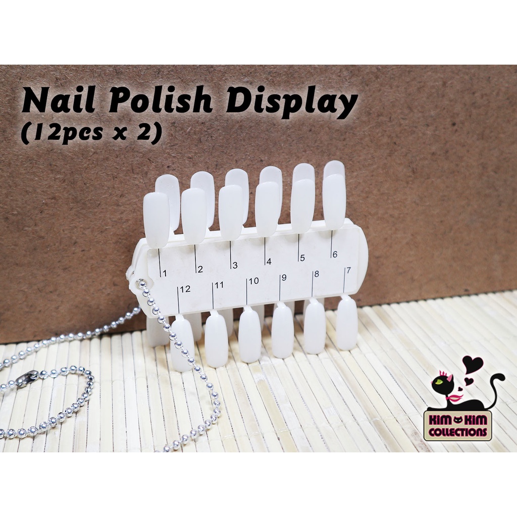 Jual Nail Polish Display ( Kuku palsu display kutek ) | Shopee Indonesia