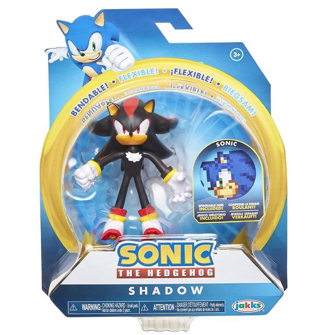 Jual JAKKS Pacific Action Figure 4 Inch Shadow With Spinable Disc Sonic ...