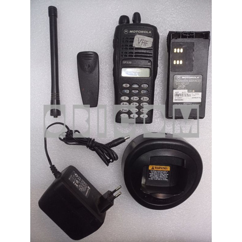 Jual HT BEKAS MOTOROLA GP-338 VHF | Shopee Indonesia