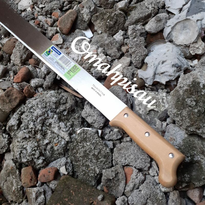 Jual Machete 26 inchi Tramontina gagang kayu latin 26627/026 original ...