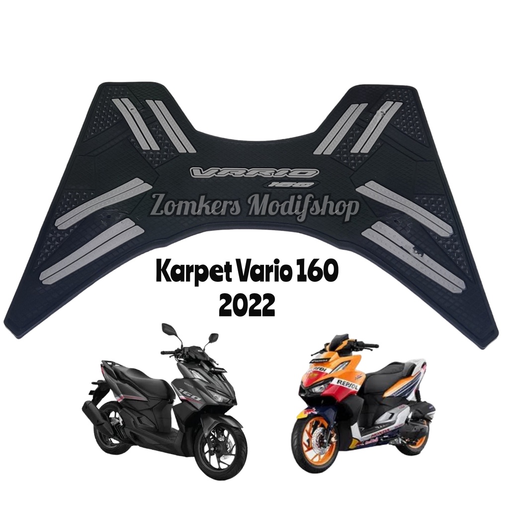 Jual New Karpet Alas Kaki Vario 160 terbaru 2022 Rubber Alas Pijakan kaki | Shopee Indonesia