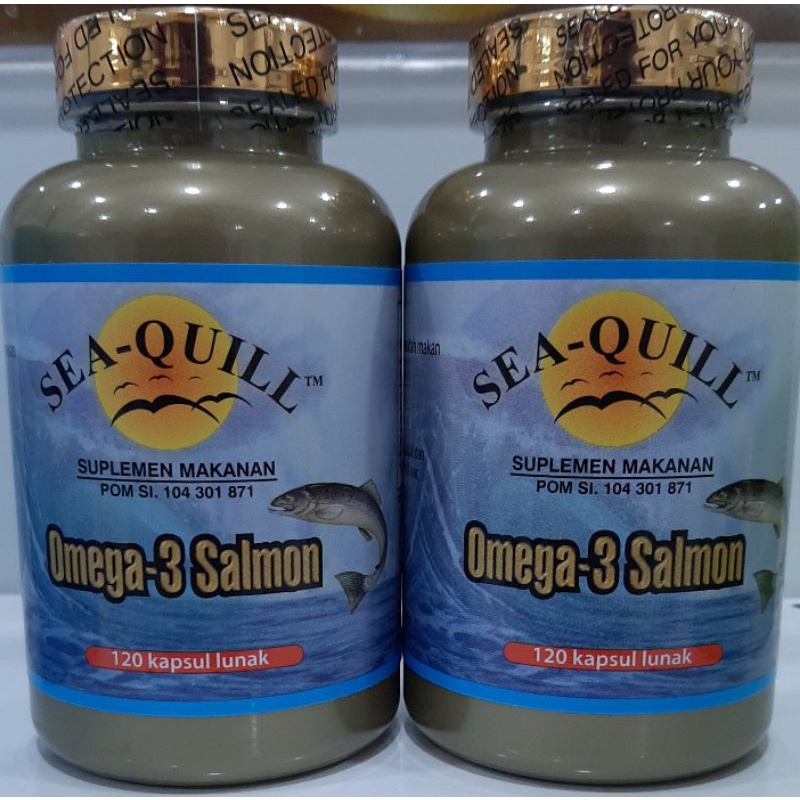 Jual Sea Quil Omega 3 Salmon 120 softgel | Shopee Indonesia