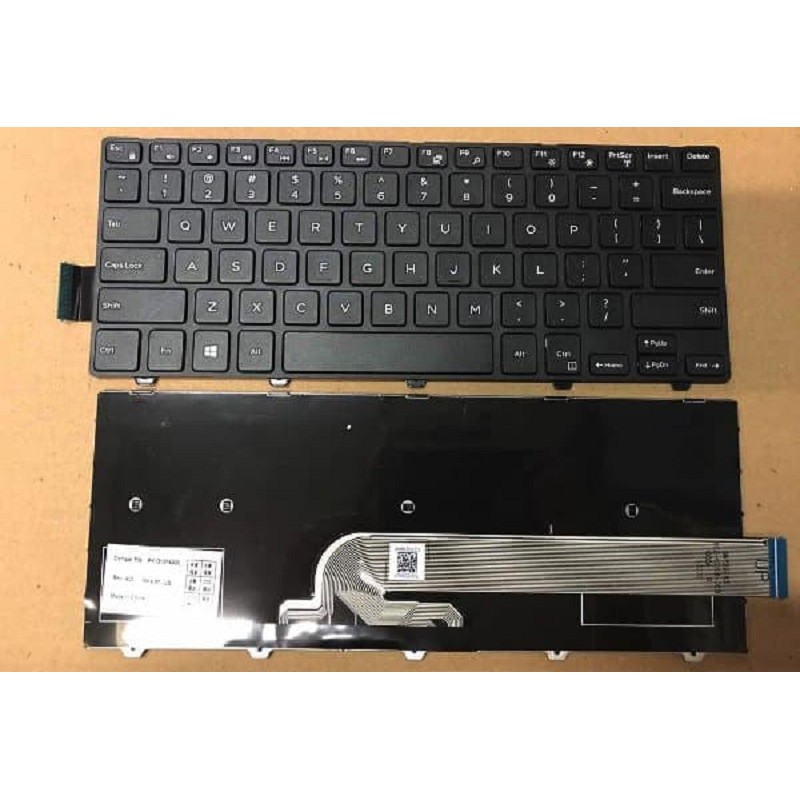 Jual Keyboard Dell Inspiron 14-3000 14-3441 14-3442 14-5442 Black ...
