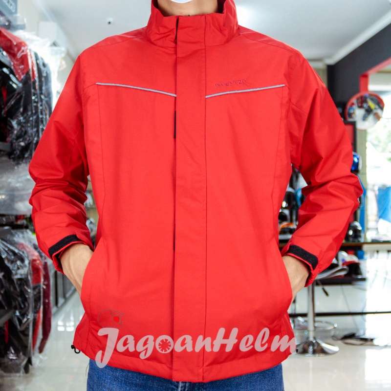 Jual INVENTZO JAKET CLEO ECO ALPHA | RED | JACKET MOTOR | Shopee Indonesia
