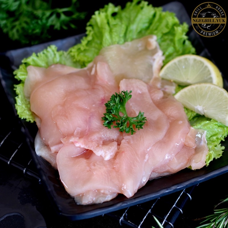 Jual CHICKEN SLICE 500gr | ayam slice | slice ayam premium | Shopee ...